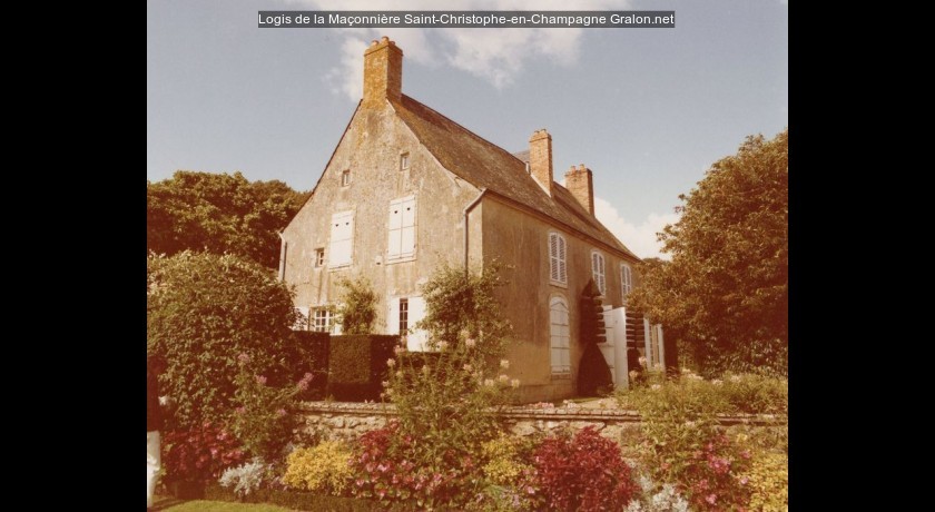 Logis de la maçonnière Saint-christophe-en-champagne tourisme