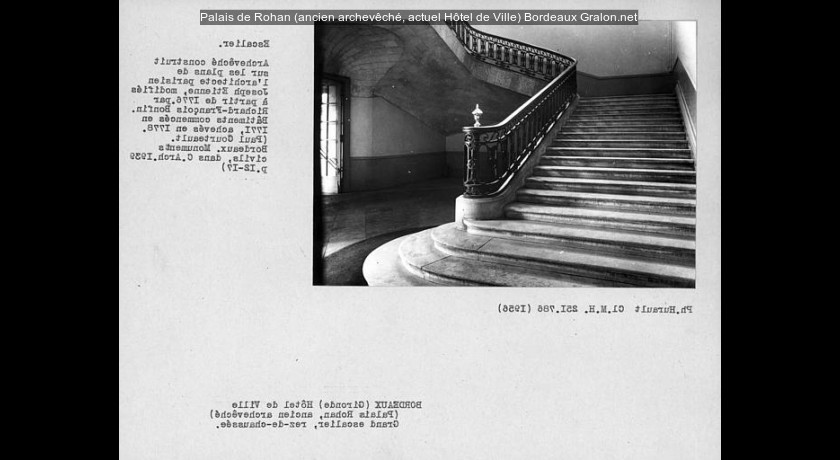 Palais de rohan (ancien archevêché, actuel hôtel de ville) Bordeaux ...