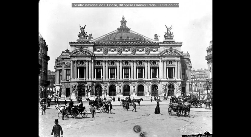 Théâtre national de l' opéra, dit opéra garnier Paris 09 tourisme