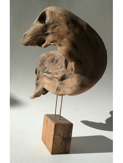 Découvrez les nouvelles sculptures en bois flotté de christophe turpin